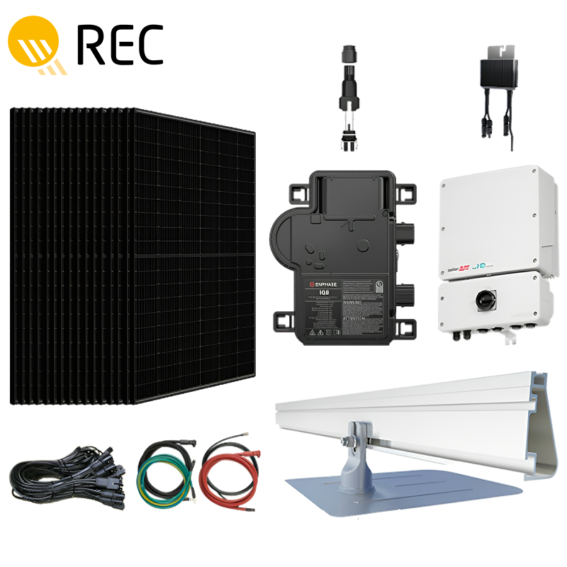 14.40 KW REC400AA Roof Mounted Solar System