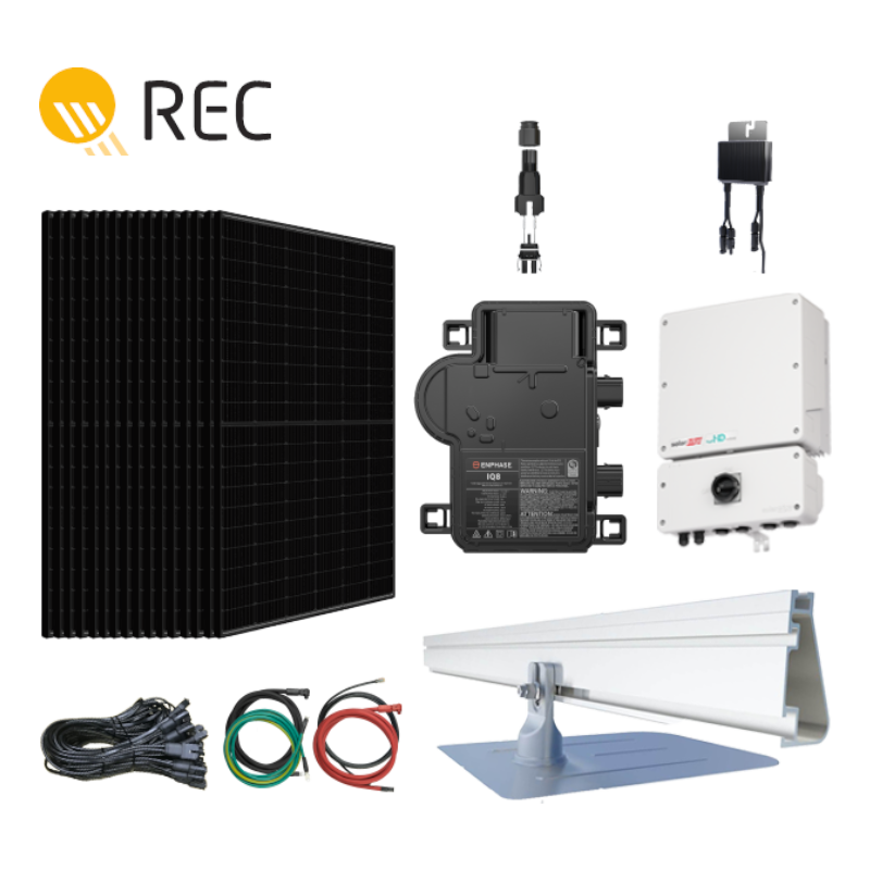10.66 KW REC Alpha Pure-R REC410A 420W Residential Solar System | Solar ...