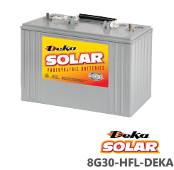 Deka Solar 8G30-HFL-DEKA Sealed Gel Cell Battery - Buy from Solar ...