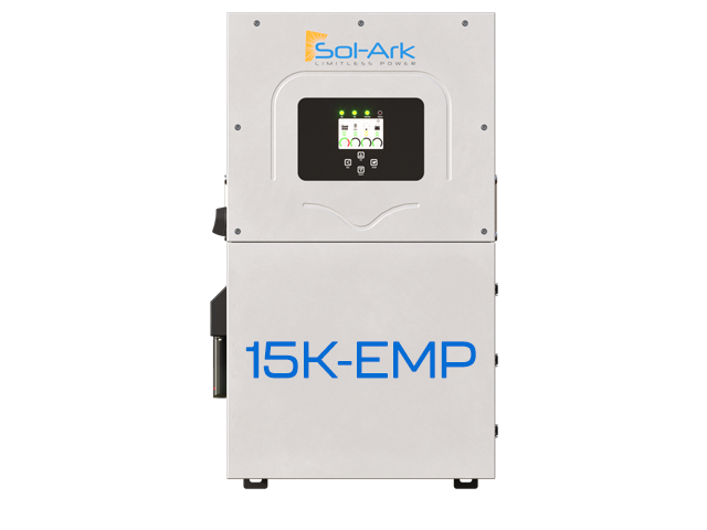 Sol-Ark 15K-2P EMP Hybrid Solar Inverter | Survive Grid Failure