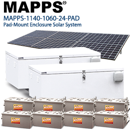 MAPPS Pad Mounted Solar Systems