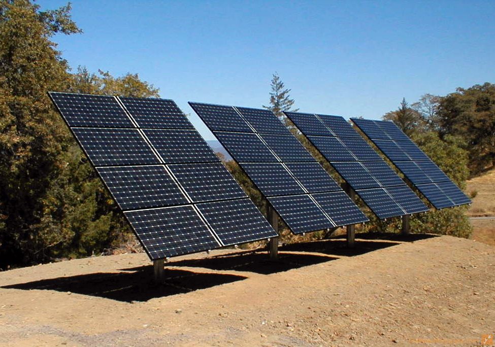 Pole Mount Solar System Side Of Pole Solar Panel Mount Rack For 30W To