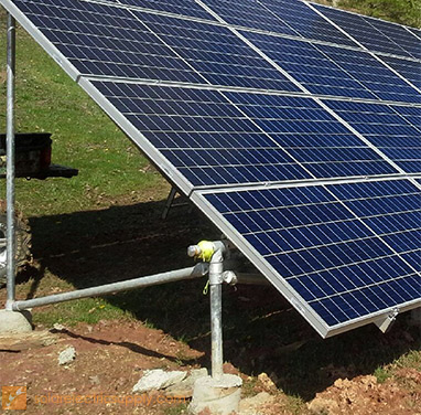 16 KW REC / SolarEdge Ground Mounted Solar System