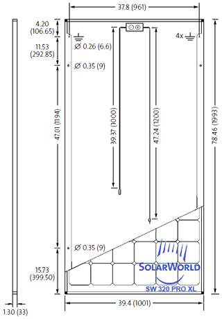 SolarWorld Sunmodule SW 320 Pro XL Solar Panel - Wholesale Price