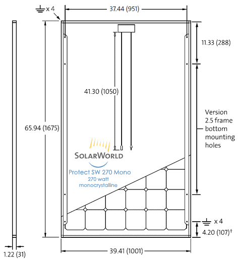 SolarWorld Sunmodule Protect SW 270 Mono Solar Panel