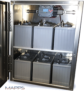 MAPPS NEMA 3R Two Group 8D Battery Enclosure