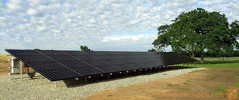 19.2kW Residential REC N-PEAK Ground-Mounted Solar System