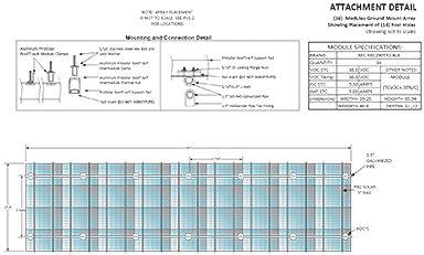 10.44 KW REC Residential Solar Panel System Plan Set Example
