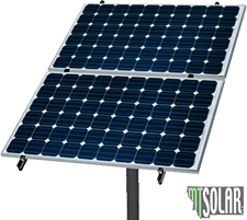 MT Solar 2x 60-cell Solar Panel Top of Pole Mount - TOP-2-60