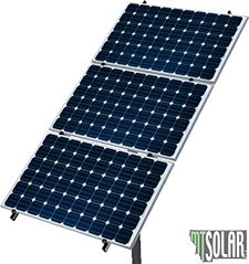 MT Solar 3x 72-cell Solar Panel Top of Pole Mount - TOP-3-72