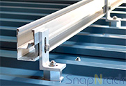SnapNrack Metal Roof Base for Corrugated Metal Roofs