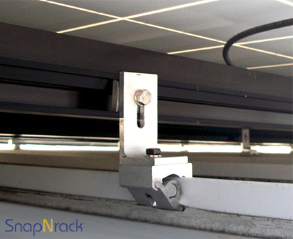 SnapNrack Standing Seam System - Solar Panel Metal Roof Mount