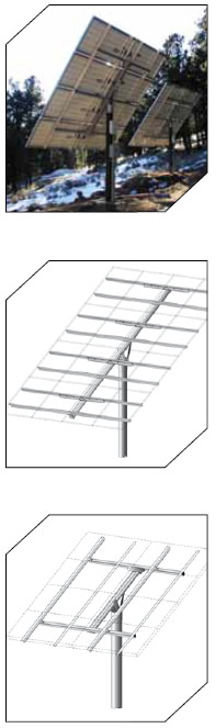 DPW Top-Of-Pole Solar Panel Mounts